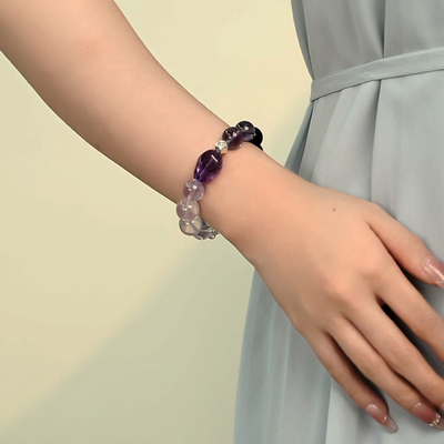 zeroline紫塔晶紫水晶手串
