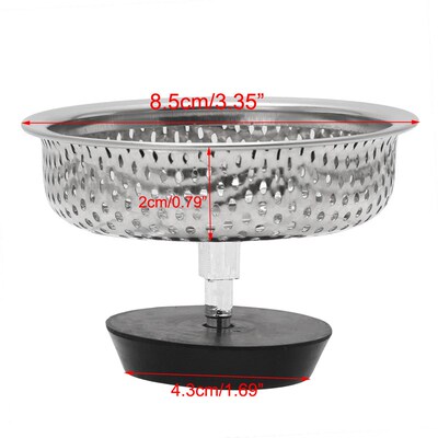Mesh Kitchen Stainless Steel Sink Strainer Disposer Plug Dra