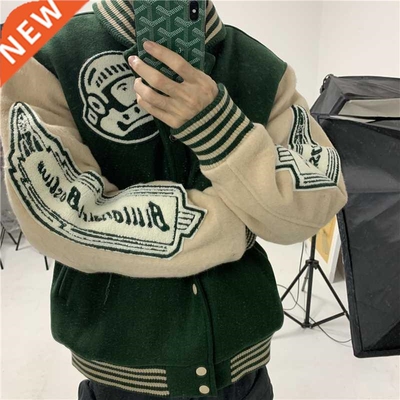 2021 New BBC KENIJIMA Astronaut Retro Sports Wool Cotton Jac