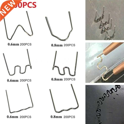 1200Pcs Hot Stapler Plastic Repair Pre Cut Wave Staples Plas