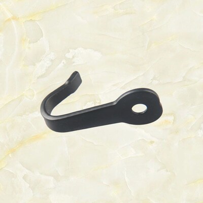 10Pcs/lot Wall Mounted Black Hooks Key Holder Rack Save Spac