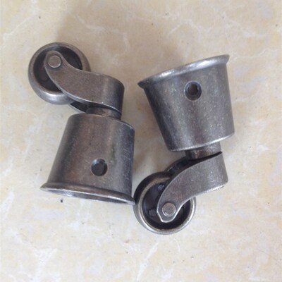 Free shipping round copper Cup casters shelf sofa chair