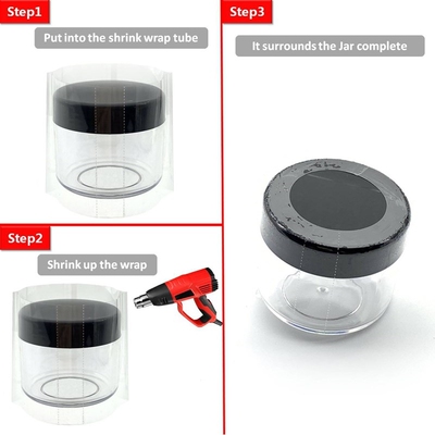 200Pcs Shrink Wrap Tube for 10g 15g 20g Plastic Cosmetic Co