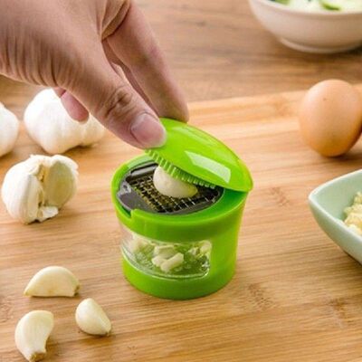 Mini Portable ABS Stainless Steel Garlic Press Chopper