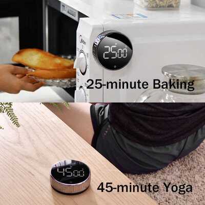 LED Digital Kitchen Timer For Cooking Shower Study Stopwatch