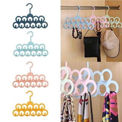 Hot Sale Loop Scarf Hanger Non Slip Multifunction Closet