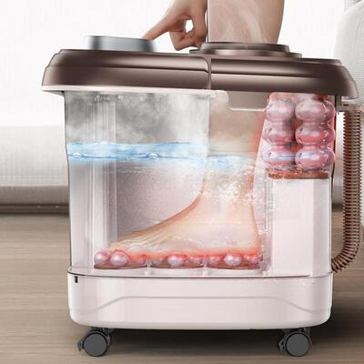 Foot tub automatic electric massage heated footbath home
