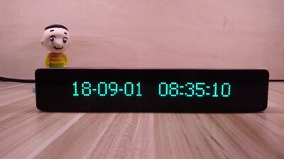 LINK1 9608 VFD Clock Music Audio V meter Audio spectrum CNC