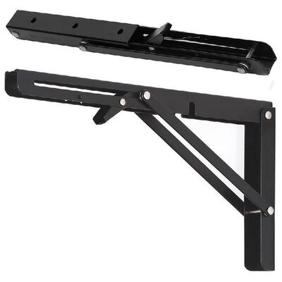 Folding Shelf Brackets, Heavy Duty L Brackets For Shelves,