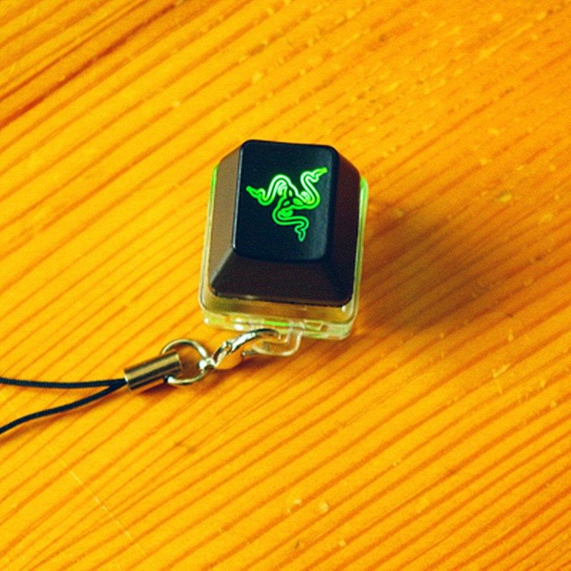 Razer OW Overwatch Keycap + Razer Green Switch Cherry MX Blu_虎窝淘