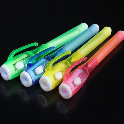 Invisible Ink Pen Creative UV Light Funny Marker Pen For Ki