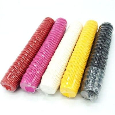 500pcs Mini Colorful Paper Cake Cupcake Liner Baking Muffin