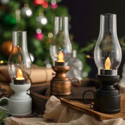Retro LED Flameless Flickering Candle Lights Vintage