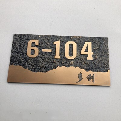 House number Acrylic community number plate home property ho