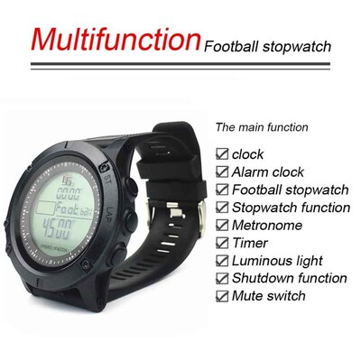 Countdown High Accuracy Referee Timer 3 Row Match Game Wrist