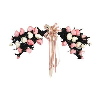 Flower Swag Floral Swag 24 Inches Garland for Wall Lintel