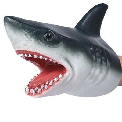 1Pc Shark Hand Puppet Head Animal Gloves Hand puppet Simula