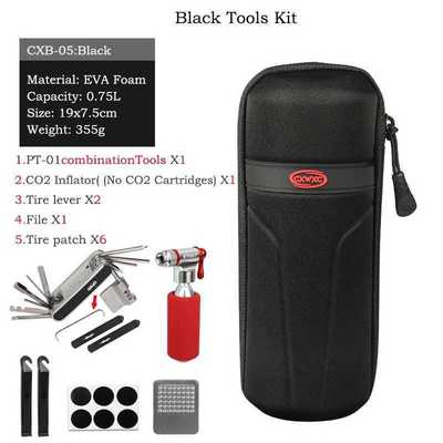 MTB EVA Capsule Bag Road Bike Repair Tool Storage Bag Cyclin