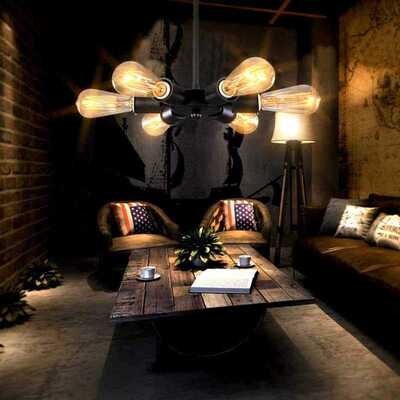 Ferris wheel Vintage Metal Sputnik Hanging Ceiling Iron in