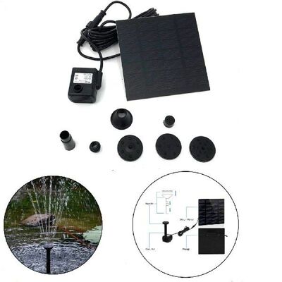 Mini Solar Power Water Fountain Pump Solar Fontein Bird