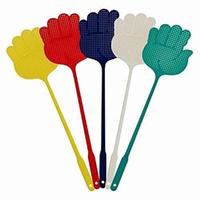 5pcs Palm Shaped Flyswatter Plastic Fly Swatters Mosquito