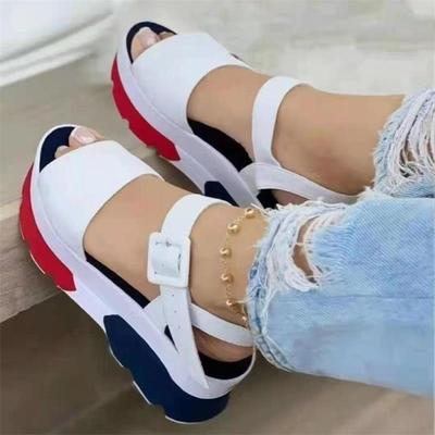 Women Sandals 2022 New Heels Woman Platform Wedges Shoes Lad