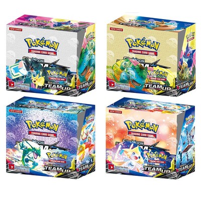 324Pcs Pokemon TCG: Sun  Moon Bonds Booster Box Trading Card