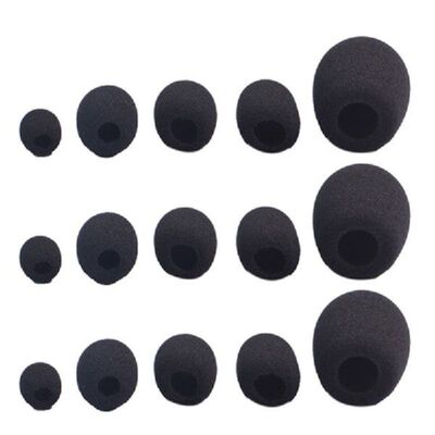 10pcs Headset Replacement Cover Gooseneck Sponge Foam