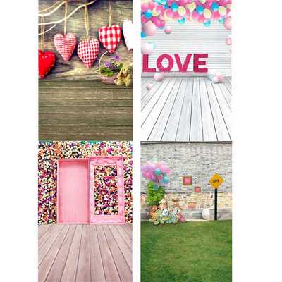 Love Heart Envelope Photography Backdrop Happy Valentines Da