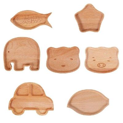 896A Baby Food Plate Dessert Serving Plates  Dried Fruit