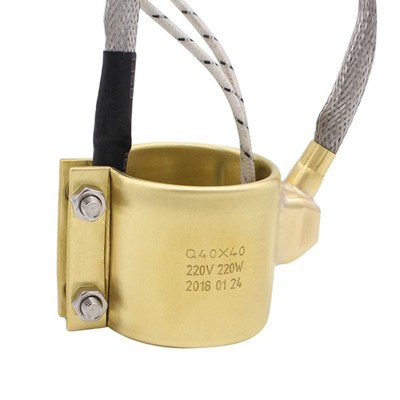 AC220V 220W 40X40MM Band Heater Electric Copper Brass Heatin