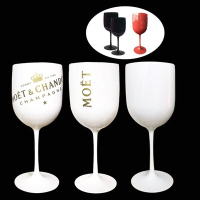 Moet Chandon Ice Imperial White Acrylic Goblet Glass Classic