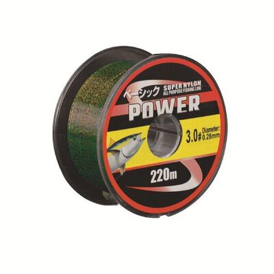 220M Green Spot Camouflage Fishing Line Fluorocarbon