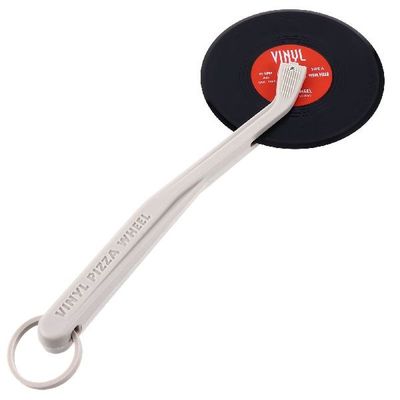 1pc Vintage Vinyl Record Pizza Wheel Cutter Slicer Useful