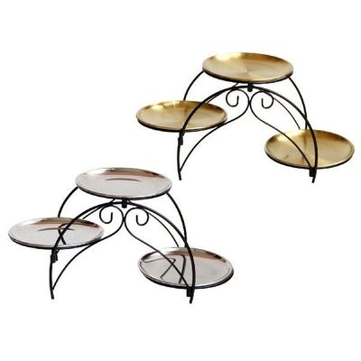 Classic three tiers Serving Platter Arch Shaped Cupcake