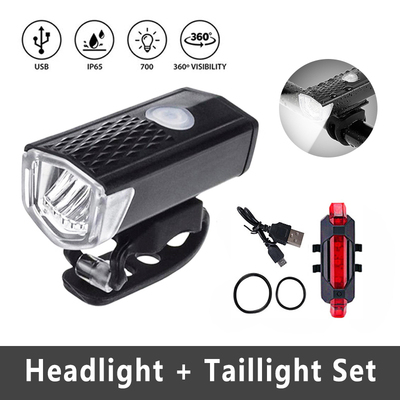Bike Light USB Rechargeable 300 Lumens 3 Modes Bicycle Lamp