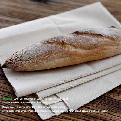 thick Ferted Linen Cloth Proofing Dough Bakers Pans Bread Ba