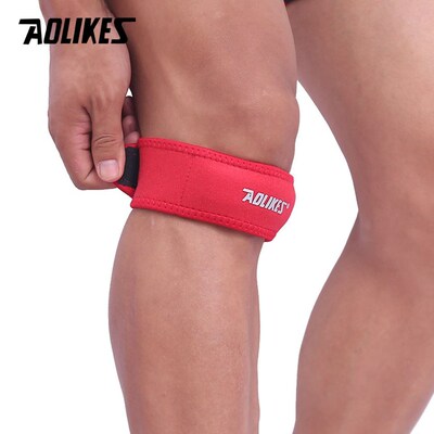 AOLIKES 1PCS Adjustable Knee Patella Cushioning Neoprene Ba