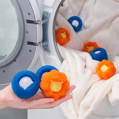 6pcs New Reusable Washing Machine Hair Remover Pet Fur Lint