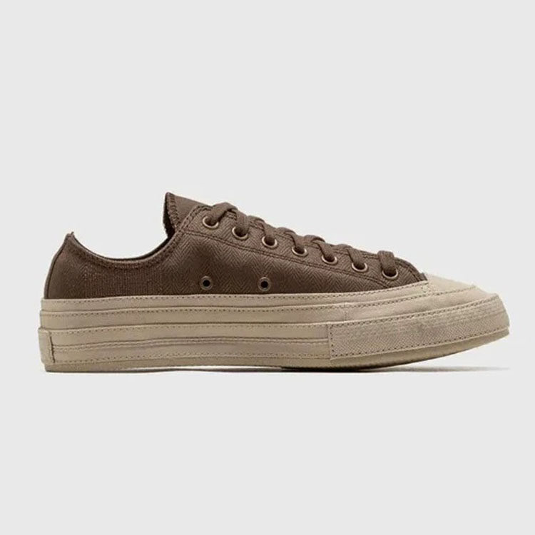 代购Converse Chuck 70 OX 灰褐色 橡胶外底 低帮休闲鞋A03662C