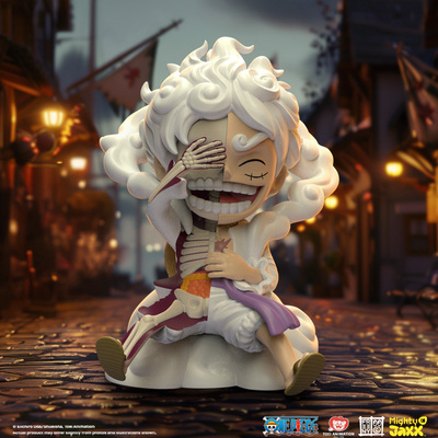 Mightyjaxx半骨骼系列海贼王路飞手办5档尼卡自由形态摆件模玩