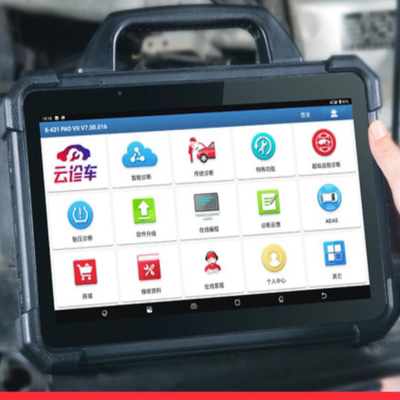 适用元征X431PADV II7检测仪钢化玻璃贴膜高清防指纹手写类纸膜