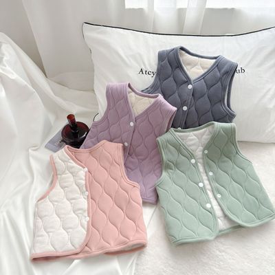 【清完放寒假】【顾奈】马甲校服神器儿童保暖秋冬三层夹棉