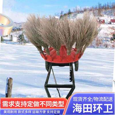 出售道路工业园折叠牵引清扫机郊区公路风火轮旋转式清扫车