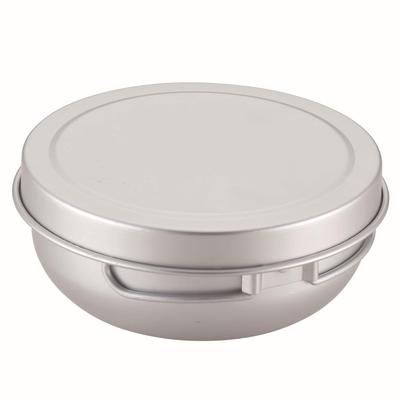 出口户外便携锅野营炊具铝制野炊锅具套装泡面碗Camping Bowl Set