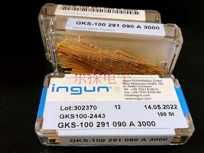 INGUN英钢探针GKS100 291 090 A2000/3000刀尖头1.36测试针100MIL