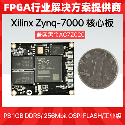 FPGA核心板 兼容黑金 Zynq7020 AC7z020 Xilinx ARM SOM