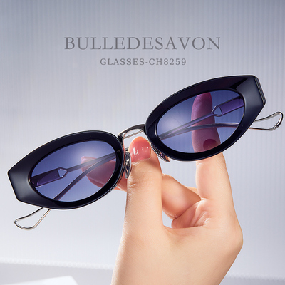 BULLE DE SAVON韩版个性墨镜复古简约太阳眼镜防紫外线可配近视潮