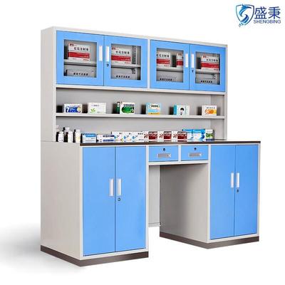 医院西药柜诊所处置台不锈钢无菌药品柜医药柜治疗室工作台诊疗台