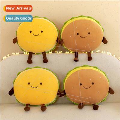 Hamburger plush toy doll pillow hamburger doll doll cushion